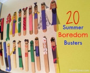Summer Boredom Busters | Parenting Tips| SamiCone.com