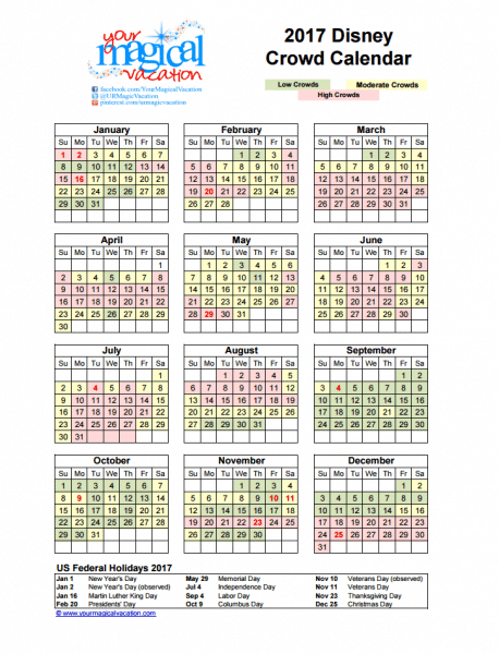 Disney Vacation Booking: Crowd Calendars - Sami Cone | Nashville TV ...