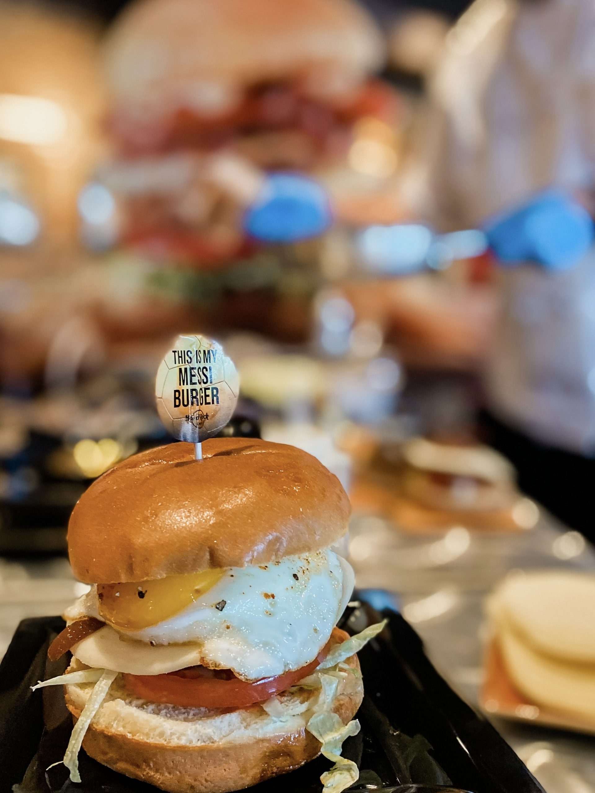 Taste the Messi Burger at Hard Rock Cafe Nashville - #LetsGetMessi