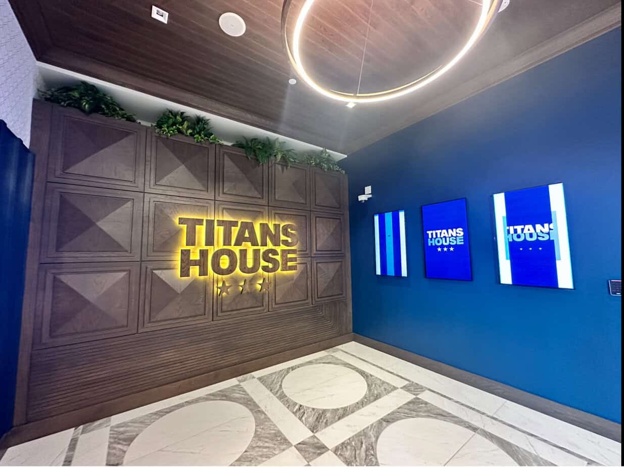 Tennessee Titans House Previews New Nissan Stadium with Upscale ...
